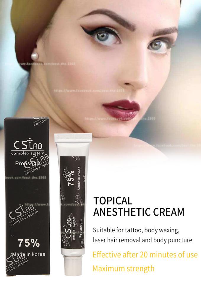 Laser Tattoo Removal Numbing Anesthetic Cream 10g CSLab 75%