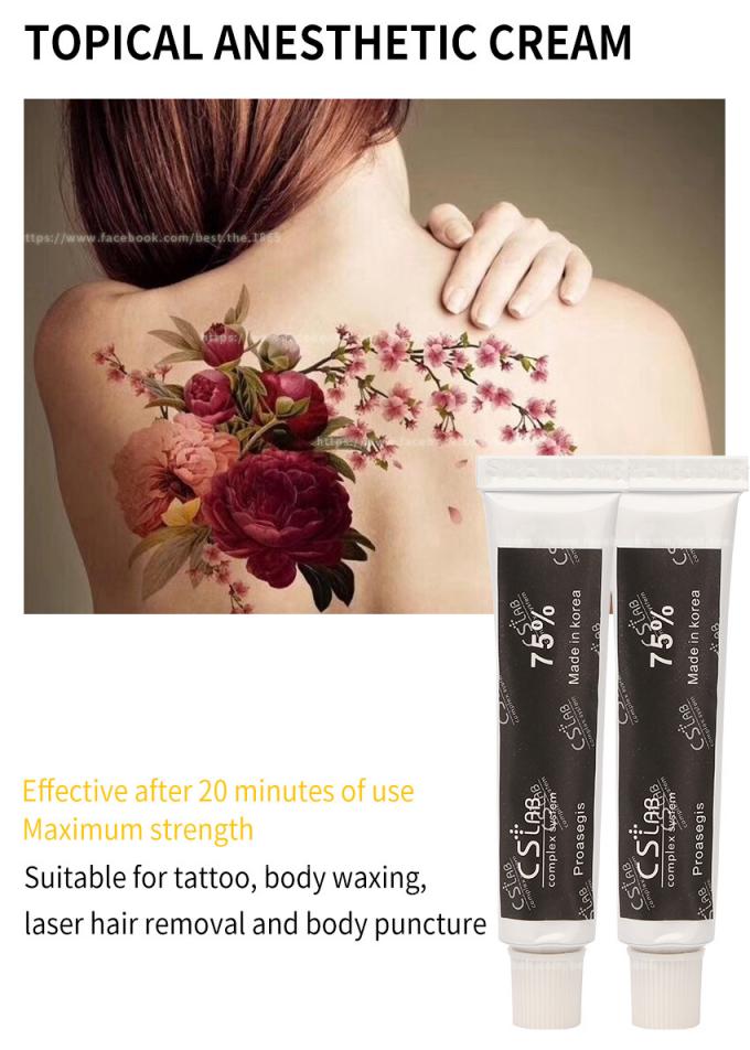 Laser Tattoo Removal Numbing Anesthetic Cream 10g CSLab 75%